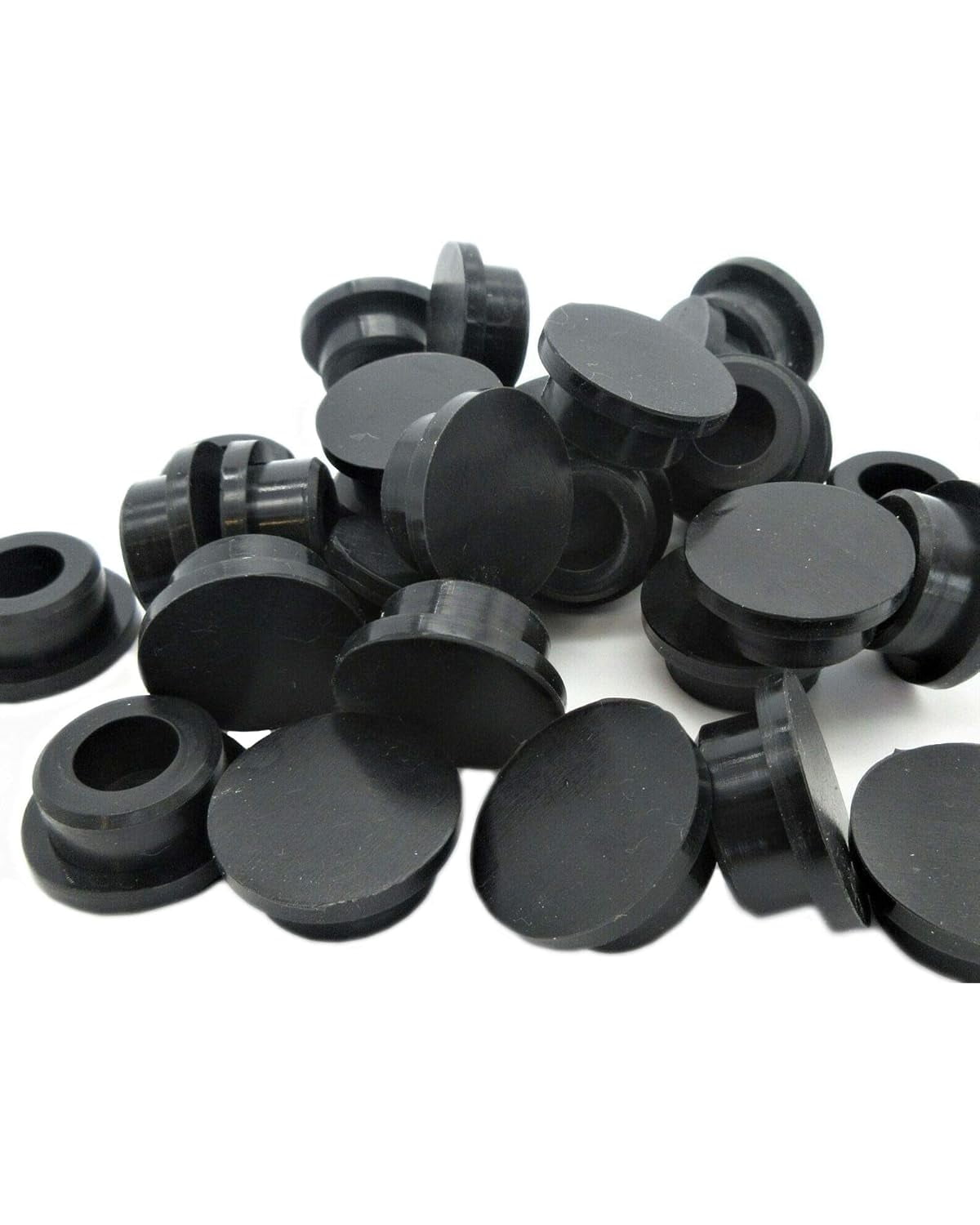 Rubber Hole Plugs - Black (10 Pack) - Walmart.com