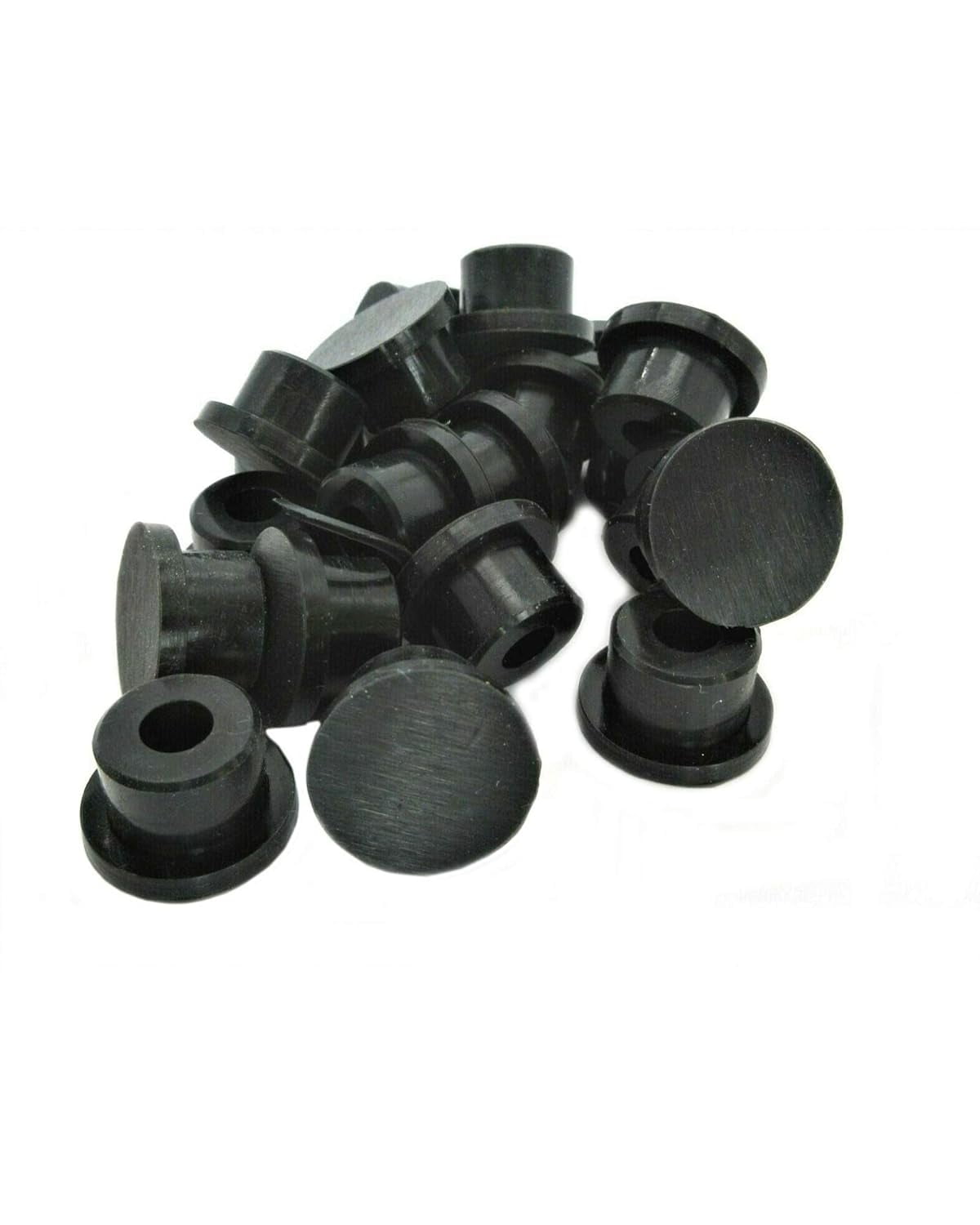 Rubber Hole Plugs with Compression Stem - 1/2" Black Rubber Plugs for ...