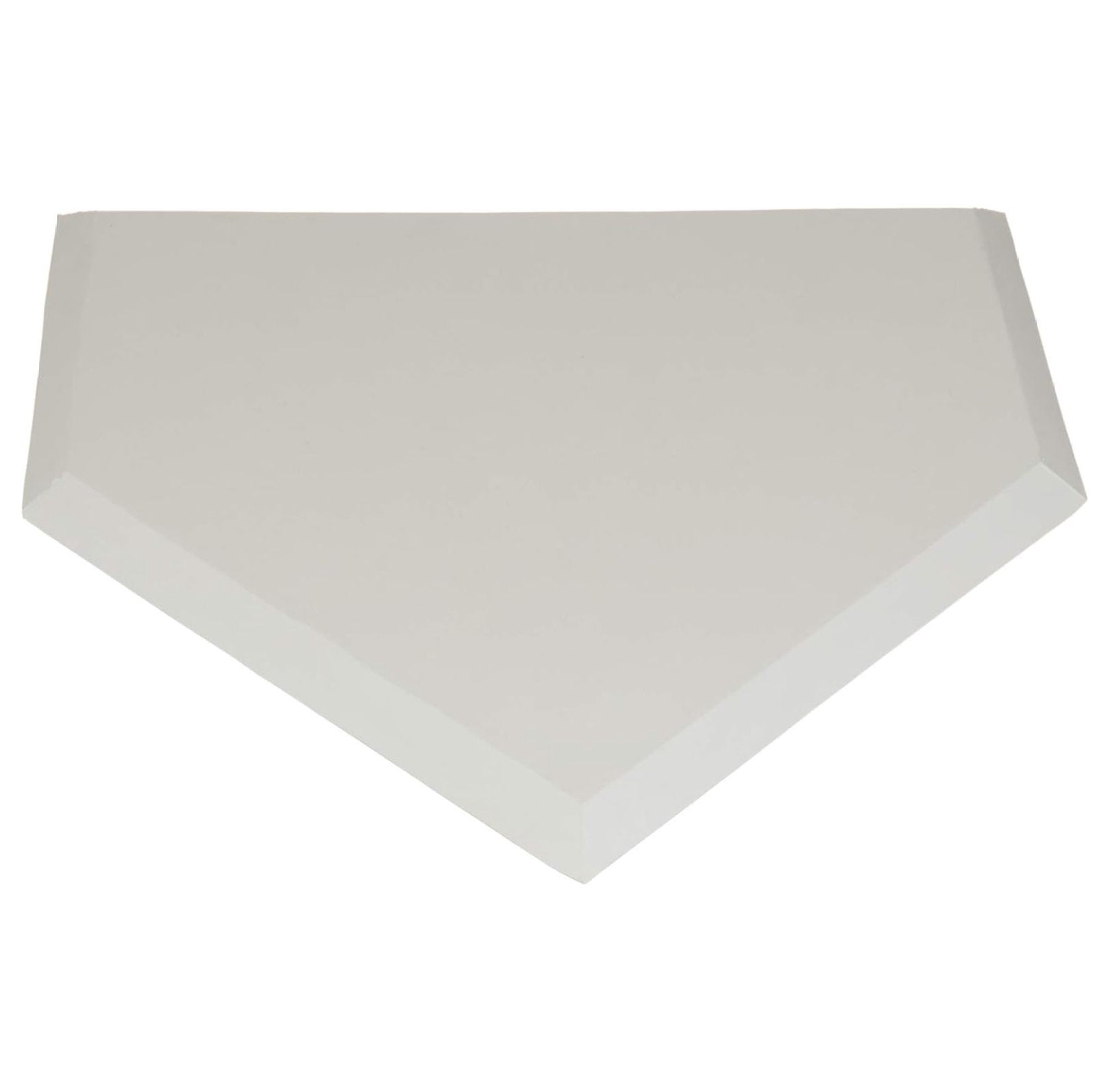 Rubber Home Plate, White, 17 x 17 x 1 - Walmart.com