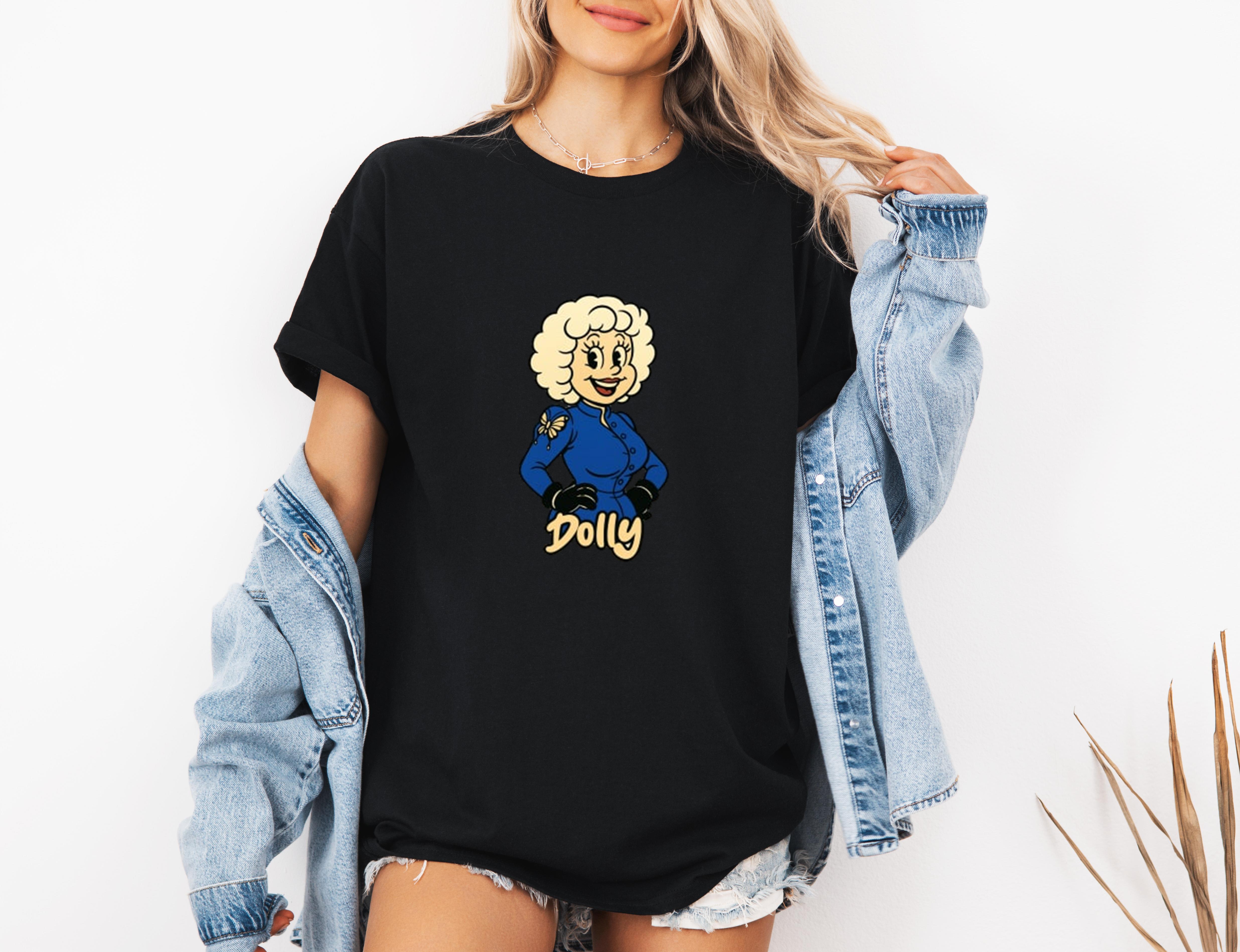 Rubber Hose Style Dolly in Blue Costume Vintage Cartoon Art Unisex T ...