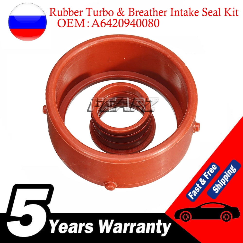 Rubber Intake Turbo & Breather Seal Kit For Mercedes-Benz OM642 Auto ...