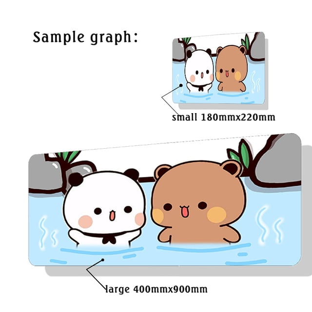 Rubber Keyboard Mat Cute Mouse Pads BuBu DuDu Mousepad Gamer Cabinet ...