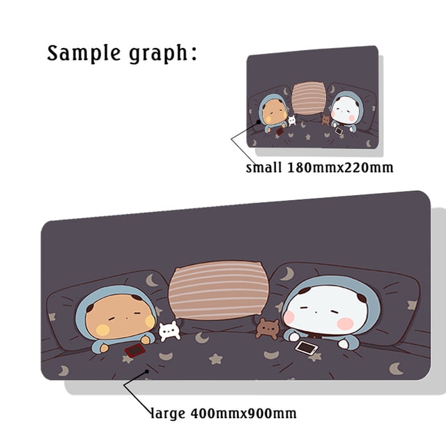 Rubber Keyboard Mat Cute Mouse Pads BuBu DuDu Mousepad Gamer Cabinet ...