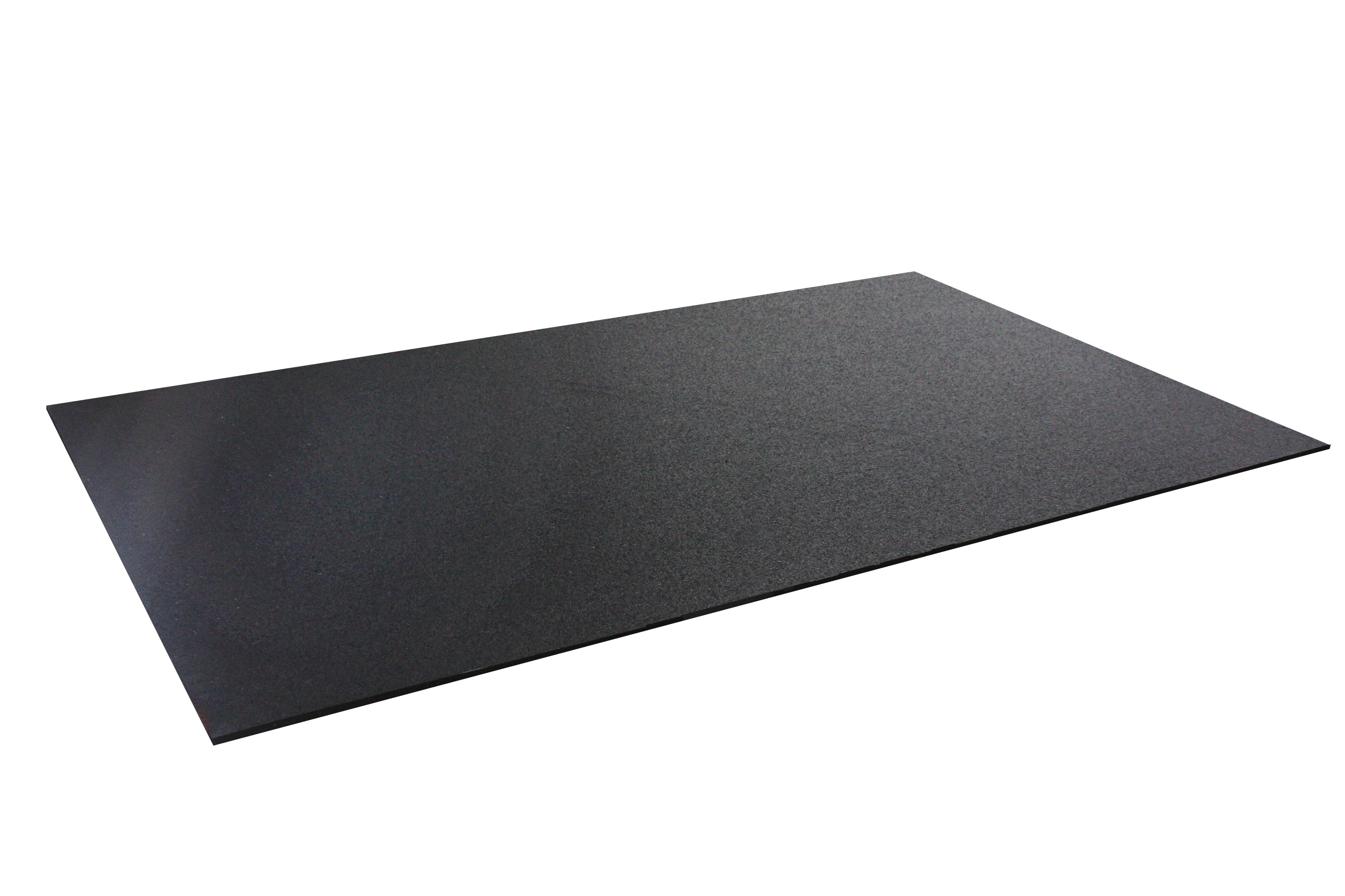 Rubber King 4' x 6' x 7mm thick Rubber Fitness Mat, Black - Walmart.com