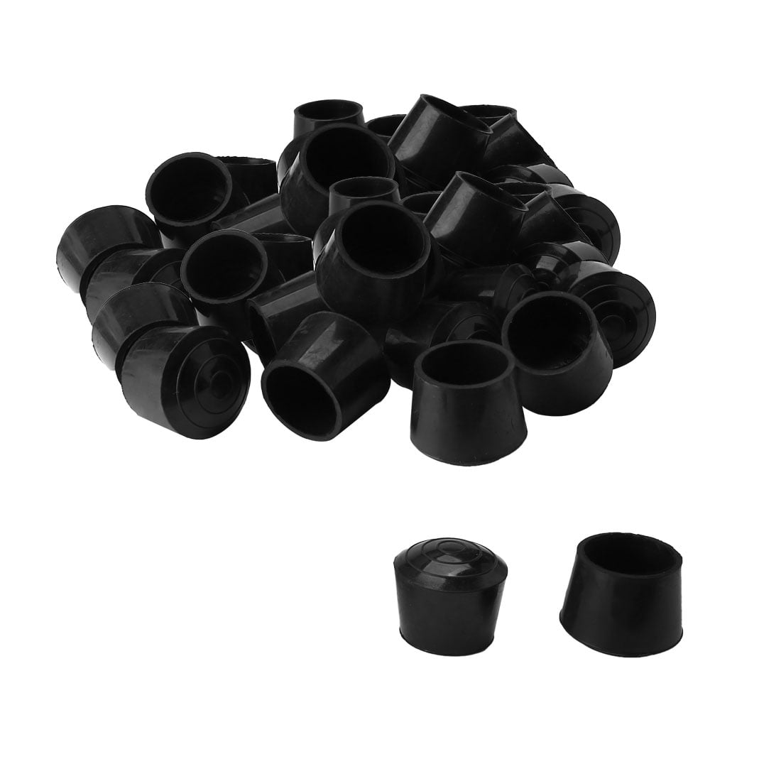 Rubber Leg Cap End Tip Cover Chair Feet Protector 25mm 1" Inner Dia ...