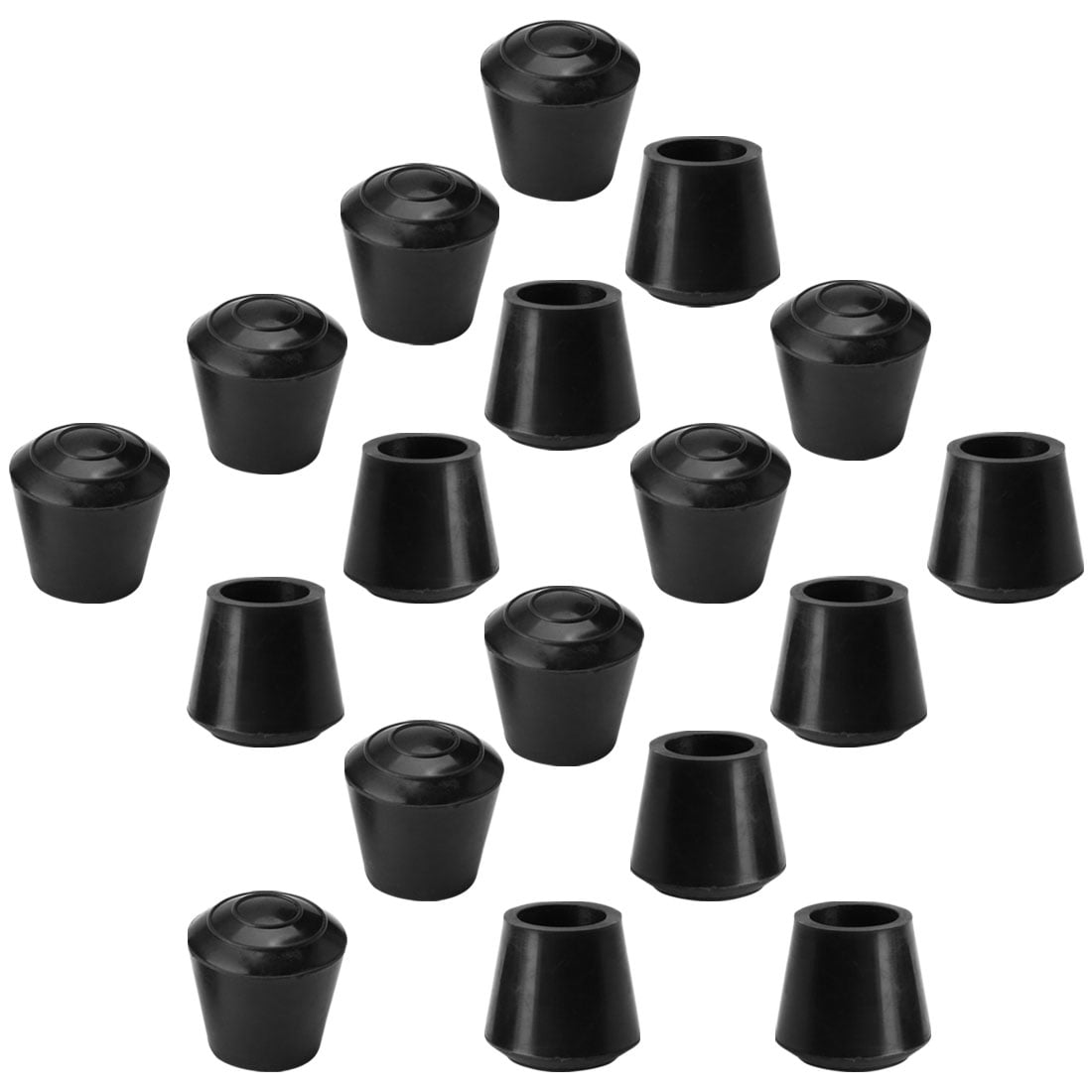 Rubber Leg Cap End Tip Furniture Feet Protector 14mm 9/16" Inner Dia ...