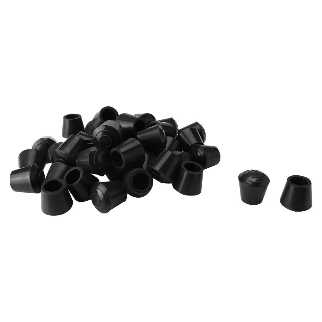 Rubber Leg Cap End Tip Furniture Feet Protector 14mm 9/16" Inner Dia ...