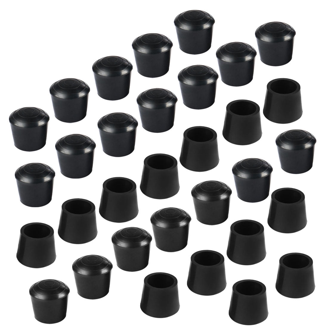 Rubber Leg Cap End Tip Furniture Feet Protector 22mm 7/8" Inner Dia ...