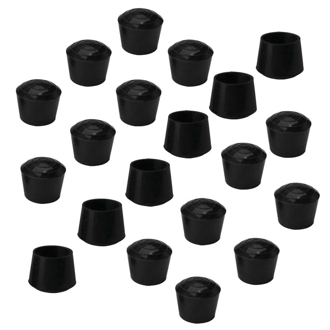 Rubber Leg Cap End Tip Furniture Feet Protector 25mm 1" Inner Dia 20pcs ...