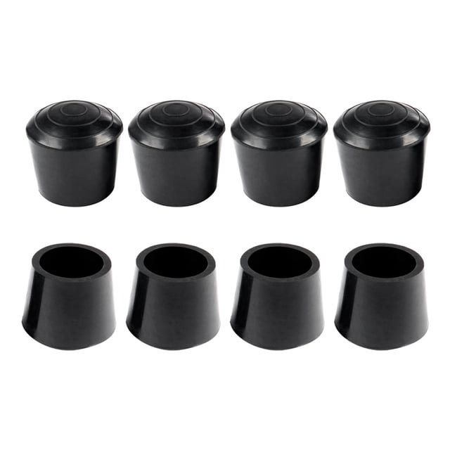 Rubber Leg Cap End Tip Furniture Feet Protector 30mm 1 1/8" Inner Dia ...