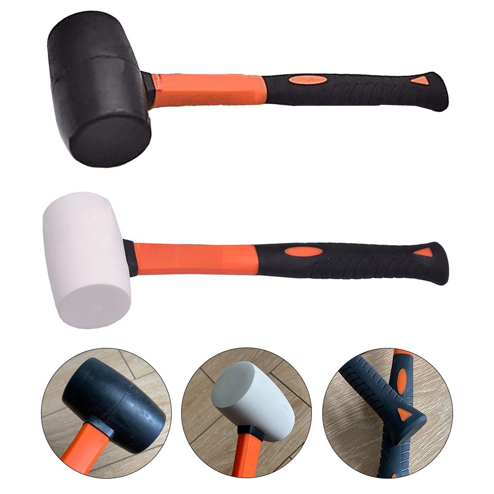 Rubber Mallet Fibreglass Handle Tile Mallet Solid Rubber Flooring ...