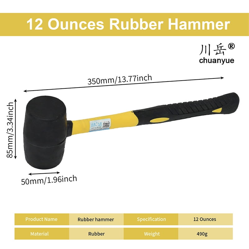 Rubber Mallet Floor Tile Hammer Flexible Surface Protective Object ...
