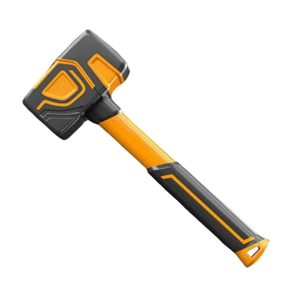 Rubber Mallet Hammer Anti Slip Handle Oil Resistant Durable Design for ...