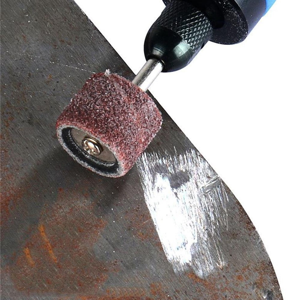 Rubber Mandrel Bands & Sanding Drum Mandrel Rotary Polishing Tools Kit ...