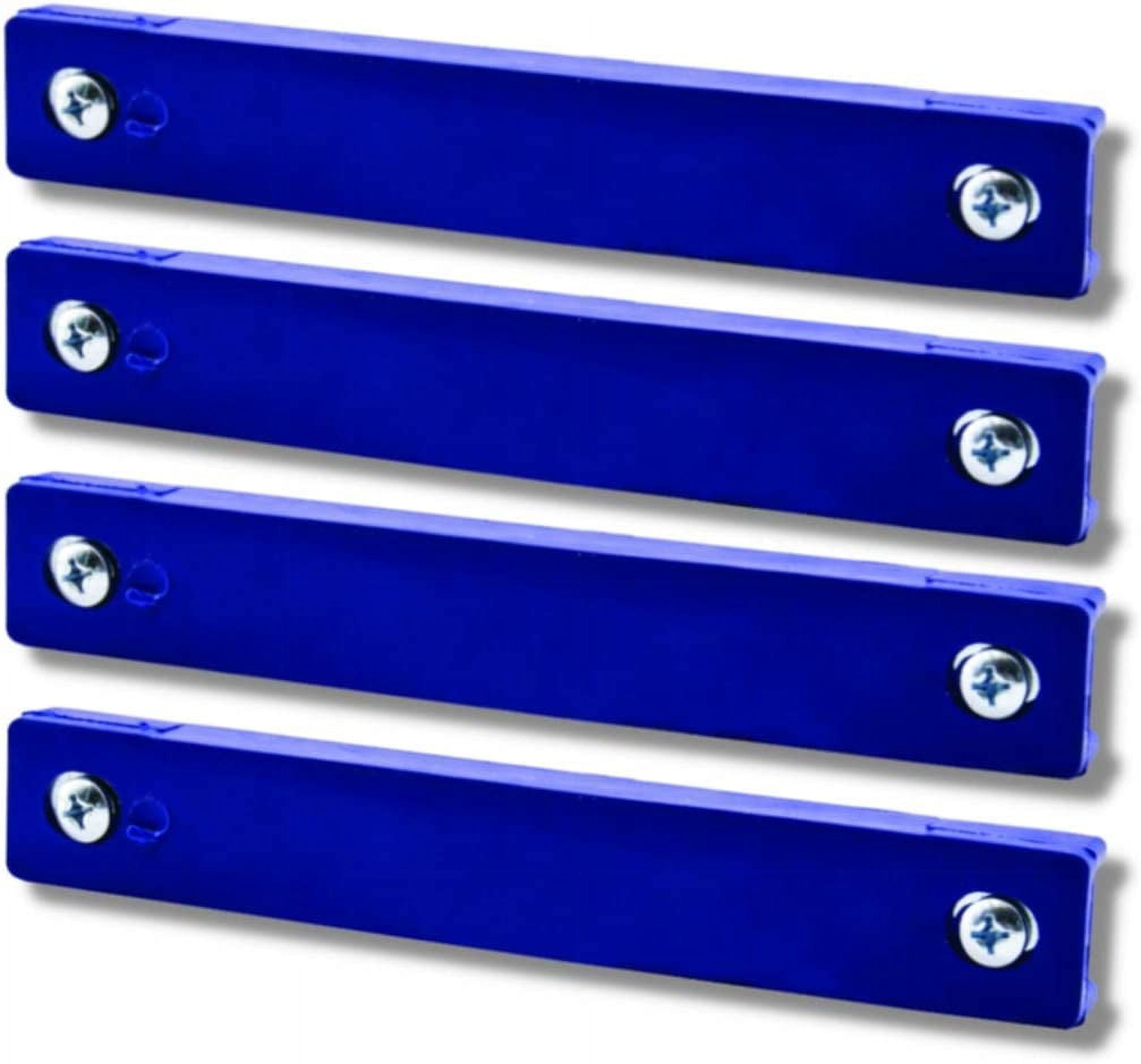 Rubber Molded Magnetic License Plate Holder Magnet Blue with Screws (4 ...