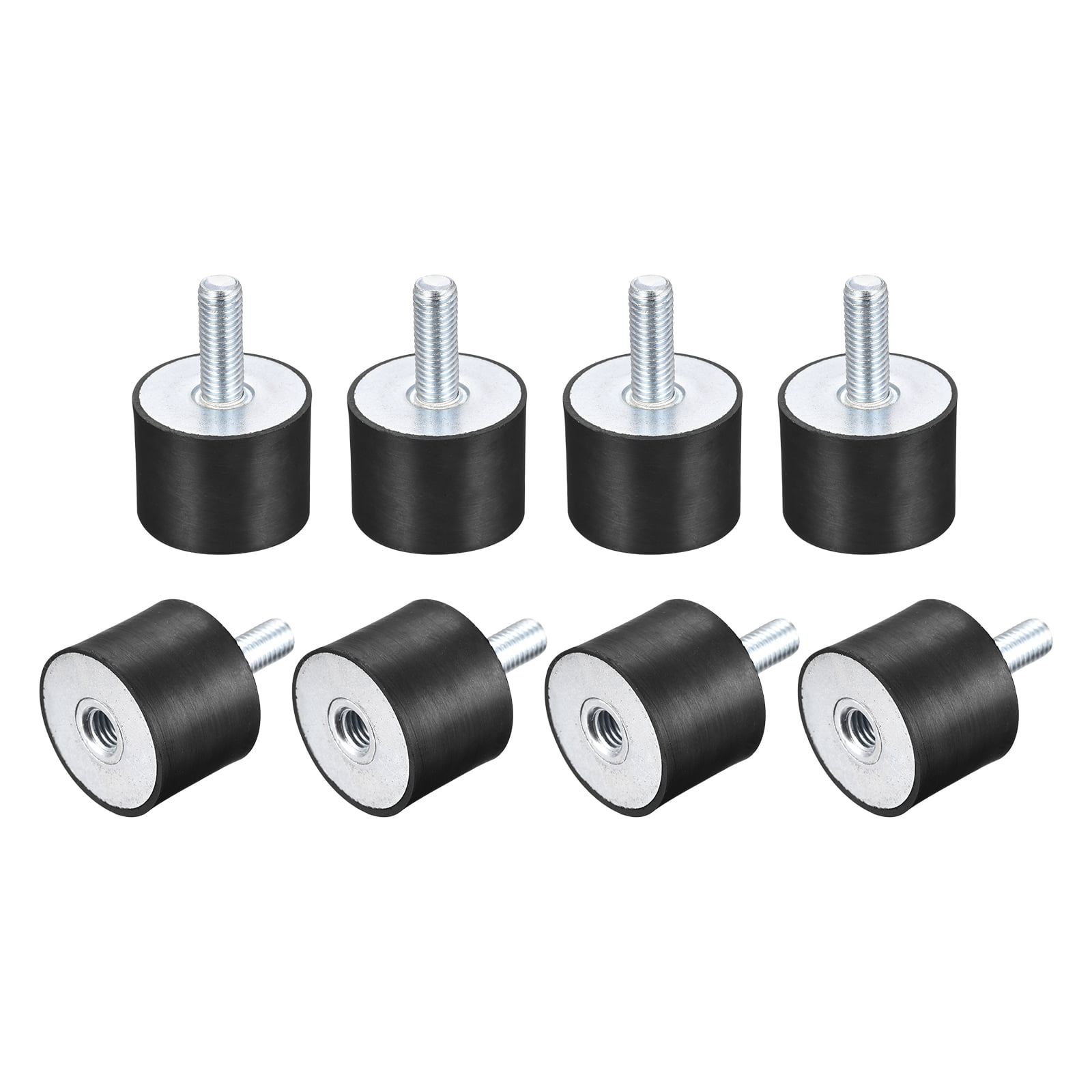 Rubber Mount 8 Pack M10 Male/Female Vibration Isolator Shock Absorber ...