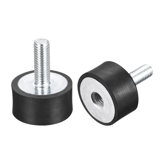 Rubber Mounts 2 Pack M8 Male/Female Vibration Isolator Shock Absorber ...