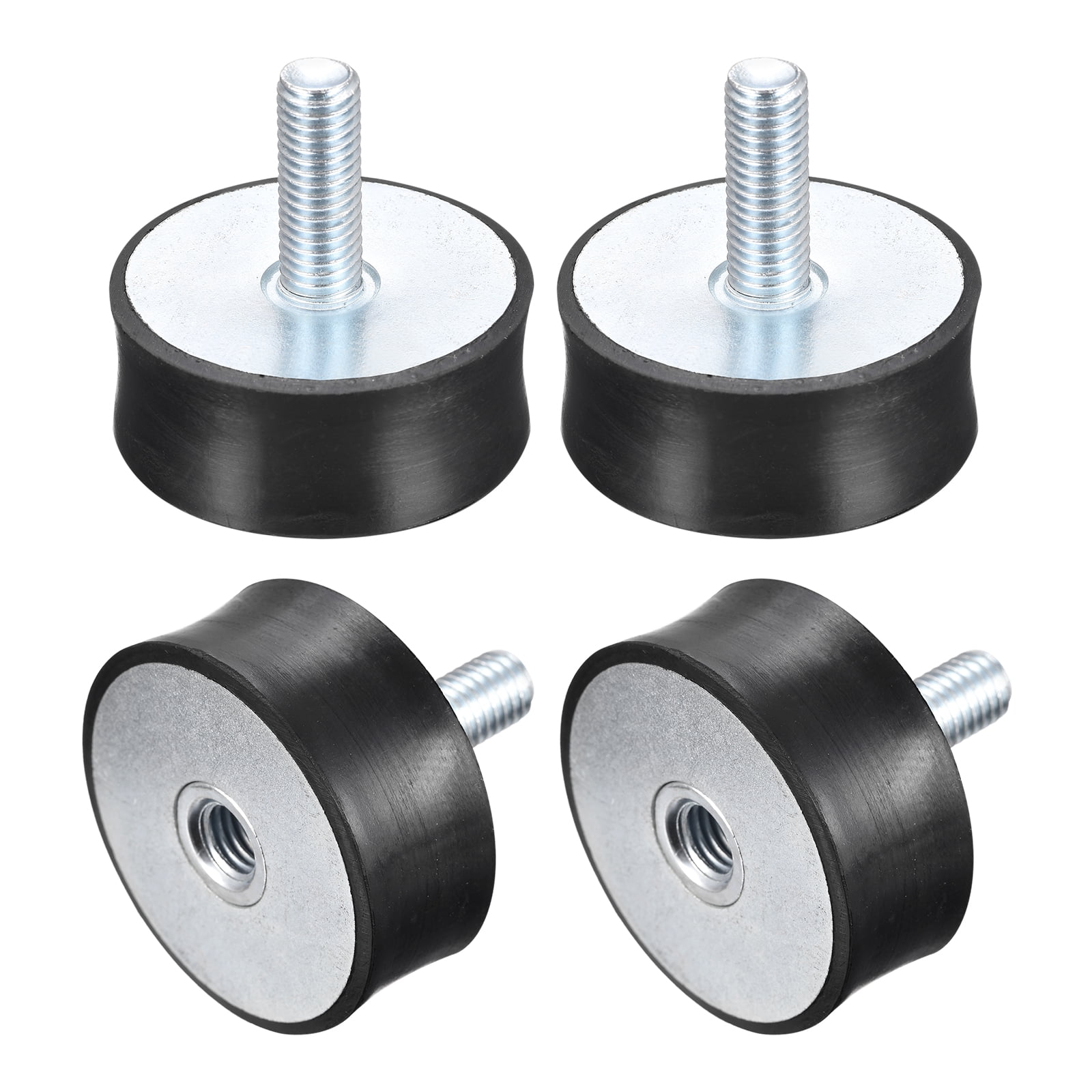 Rubber Mounts 4 Pack M10 Male/Female Vibration Isolator Shock Absorber ...