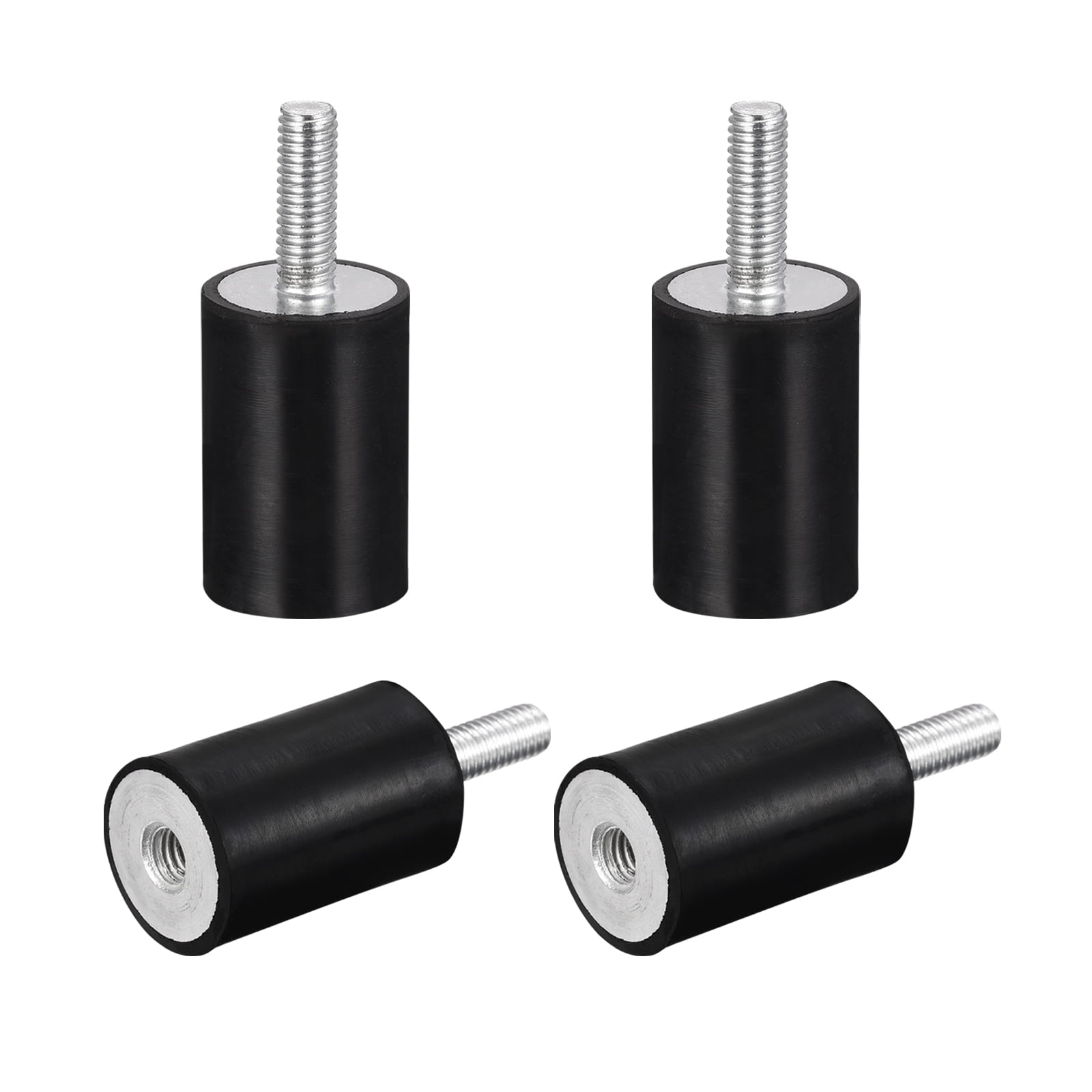 Rubber Mounts 4 Pack M6 Male/Female Vibration Isolator Shock Absorber ...