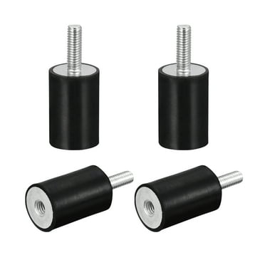 M8 Rubber Mounts Shock Absorber Anti Vibration Isolators 25 x 25mm ...