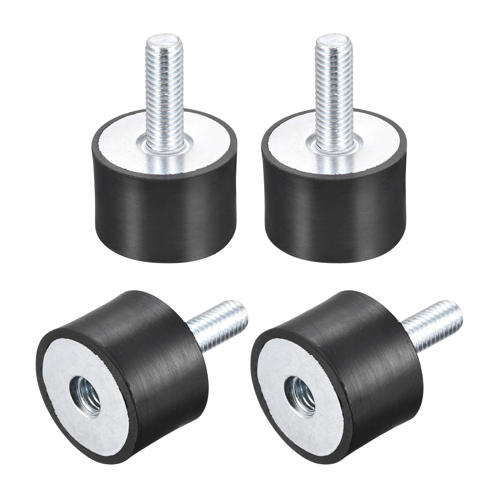 Rubber Mounts 4 Pack M8 Male/Female Vibration Isolator Shock Absorber ...