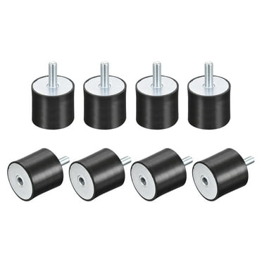 M8 Rubber Mounts Shock Absorber Anti Vibration Isolators 25 x 25mm ...