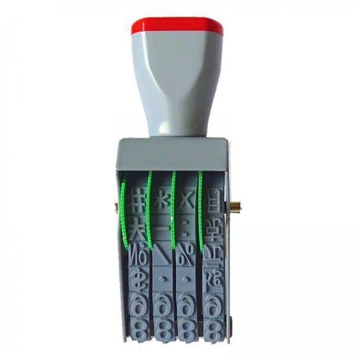 Rubber Number Stamp Wheels Rollers 4 digits Supplies Numbering Machine ...