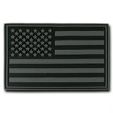 Rubber Patch (3''X2"),USA, Black 2 - Walmart.com