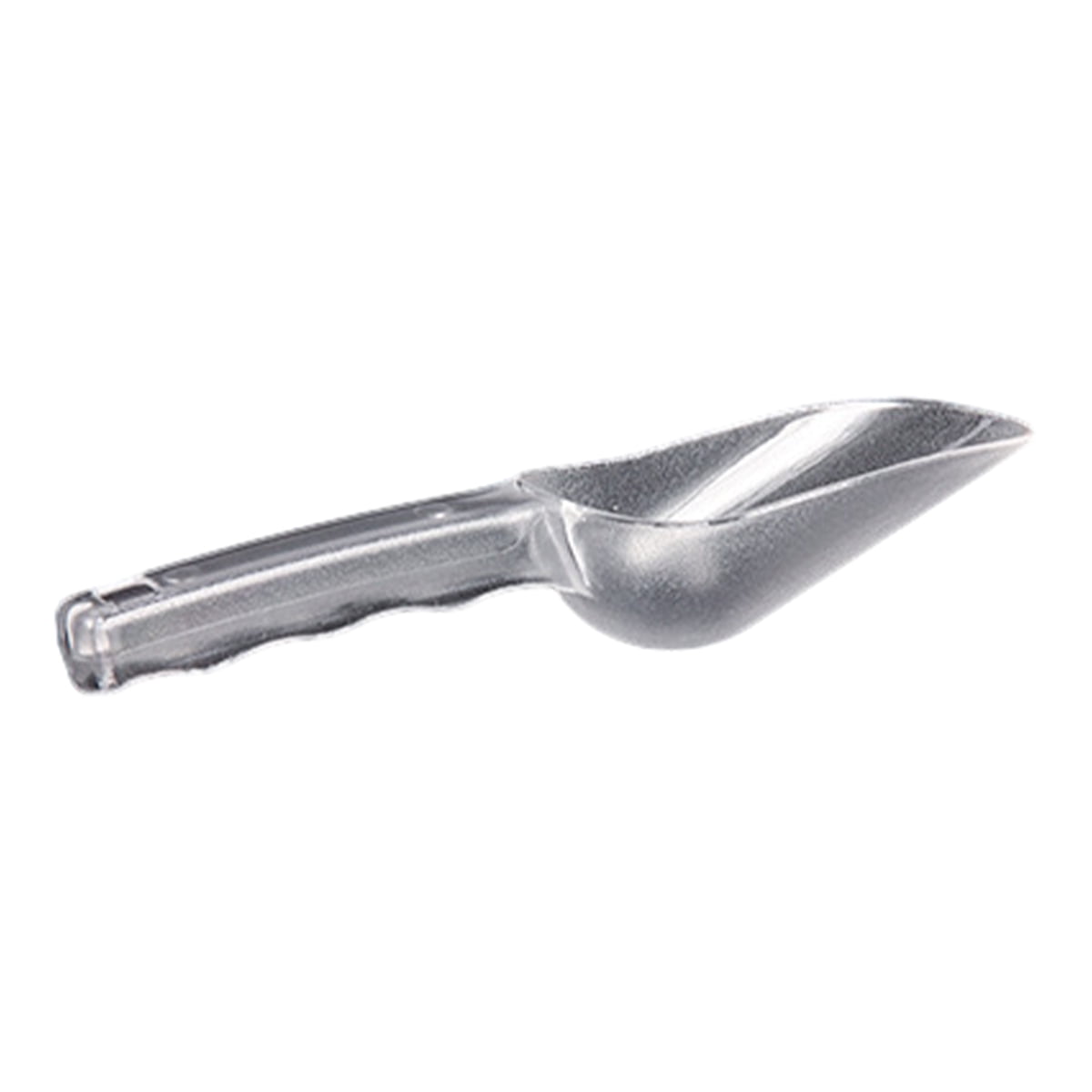 Rubber Plastic Utility Ice Scoop, Clear, Dishwasher Safe Kitchen Scoop ...