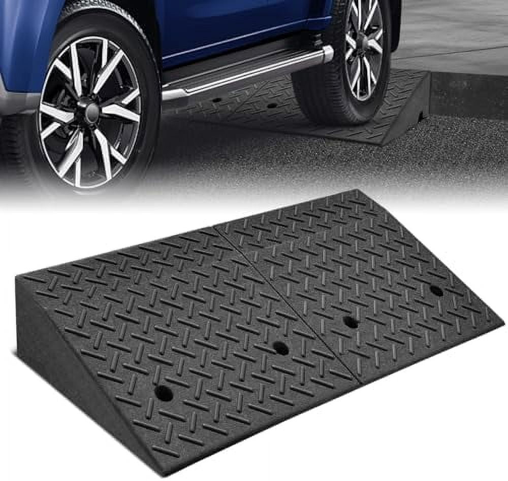 Rubber Ramp 7" Height - Sidewalk Ramp for Forklift, Car, SUV ...