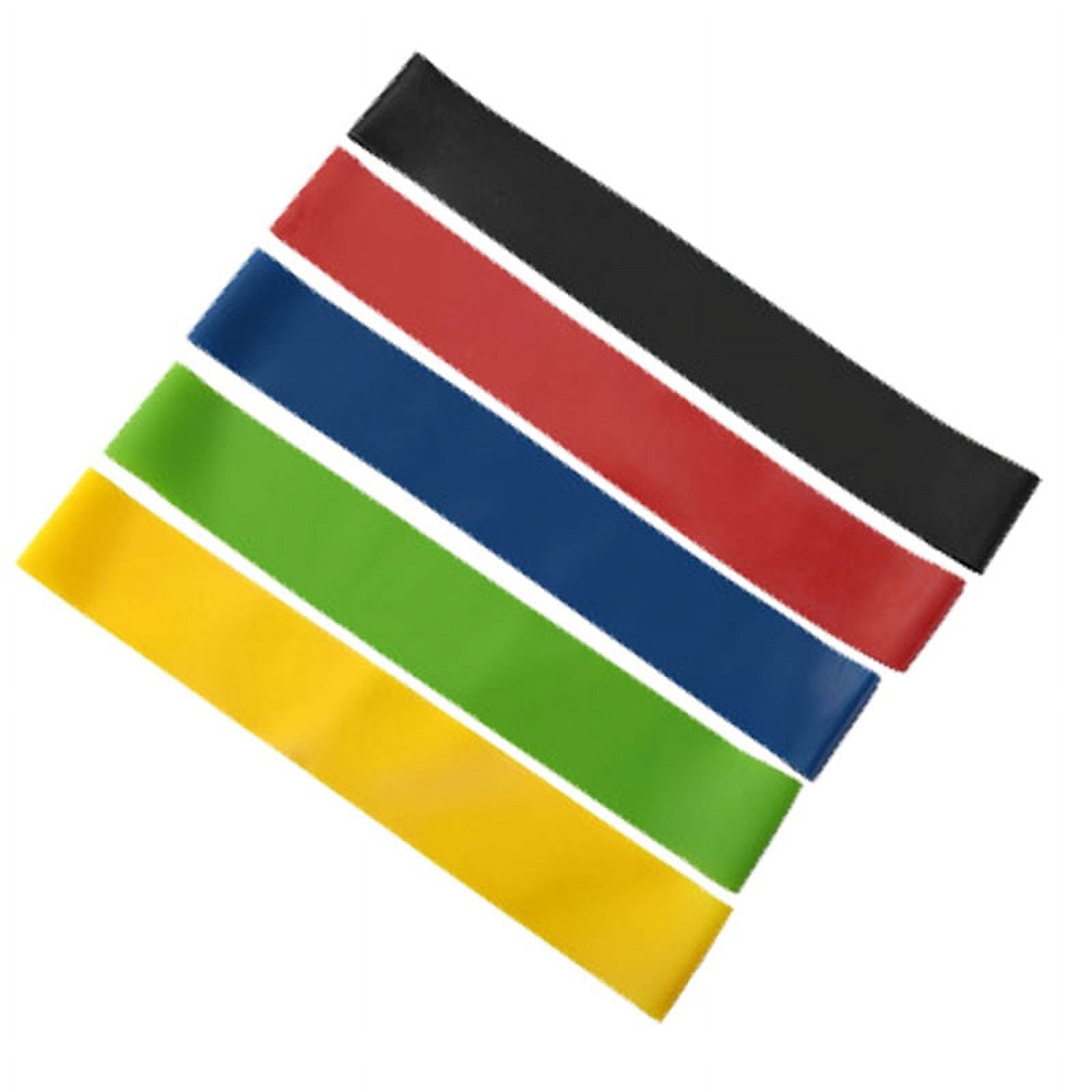 Rubber Resistance Bands Set for Men and Women 5 Different Resistance ...