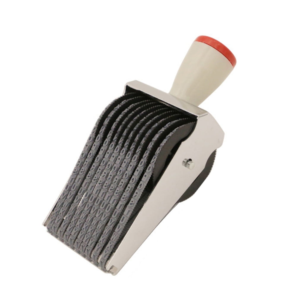 Rubber Roller Stamp Rubber Number Stamp Letter Stamp Scrapbooking Stamp Rotating Stamp Business ...