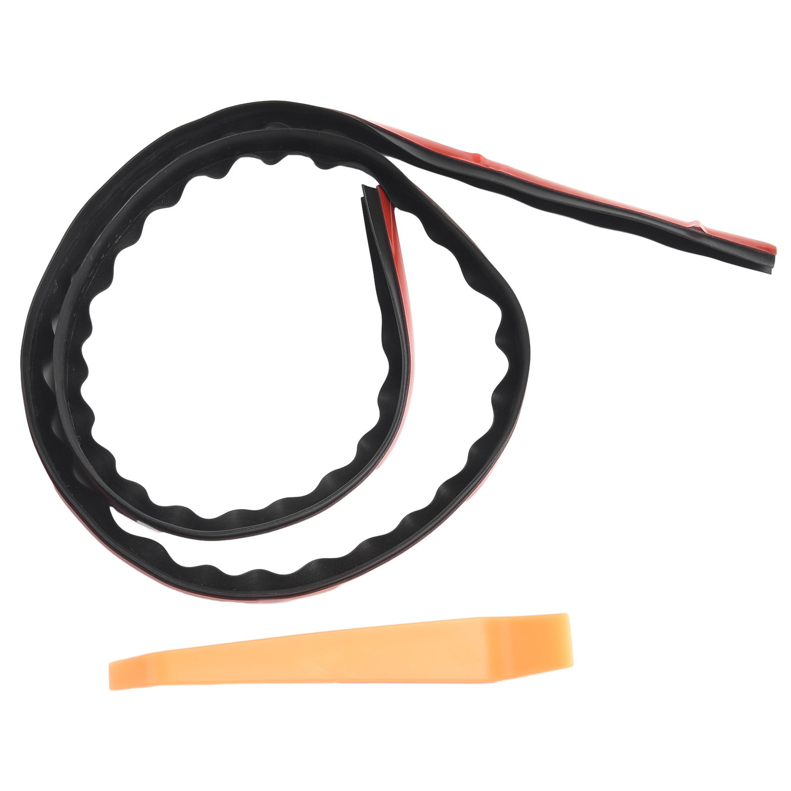 Rubber Sealed Strips Side V-Shape Weatherstrip 1 Roll 1m Car Door Edge ...