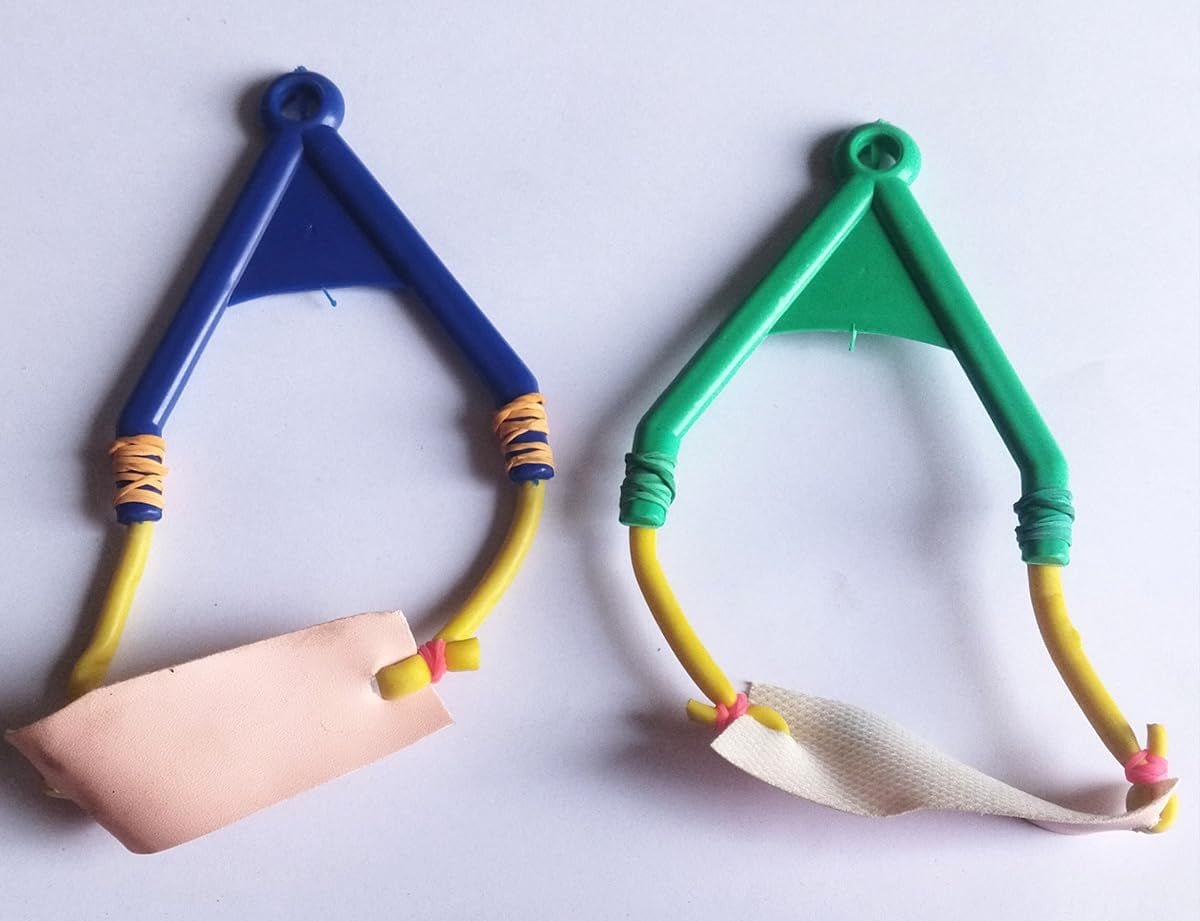 Rubber Slingshot Toys/Gulel Toys Multi Color (2 Pcs) For Long Usage ...
