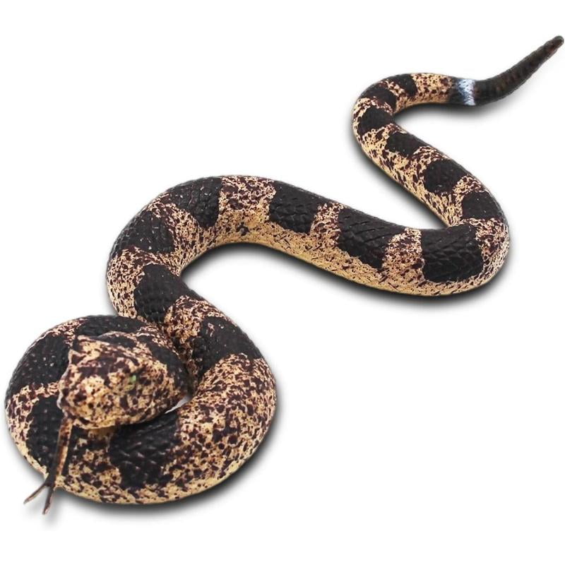 Rubber Snakes Fake Snake Rattlesnake - Realistic Keep Birds Away ...