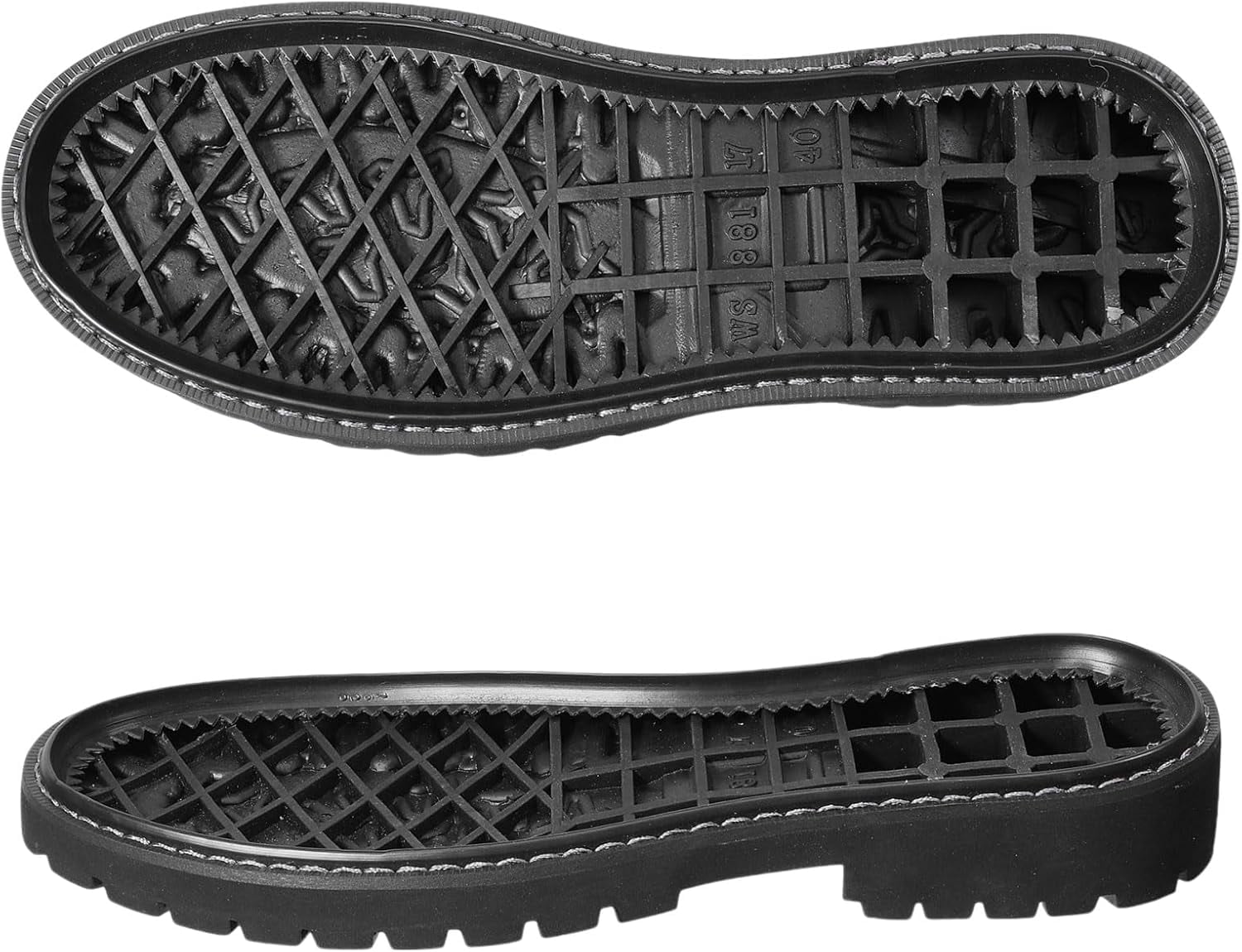 Rubber Soles Shoe Replacement for DIY Shoes 1 Pair Rubber Full Out Sole ...