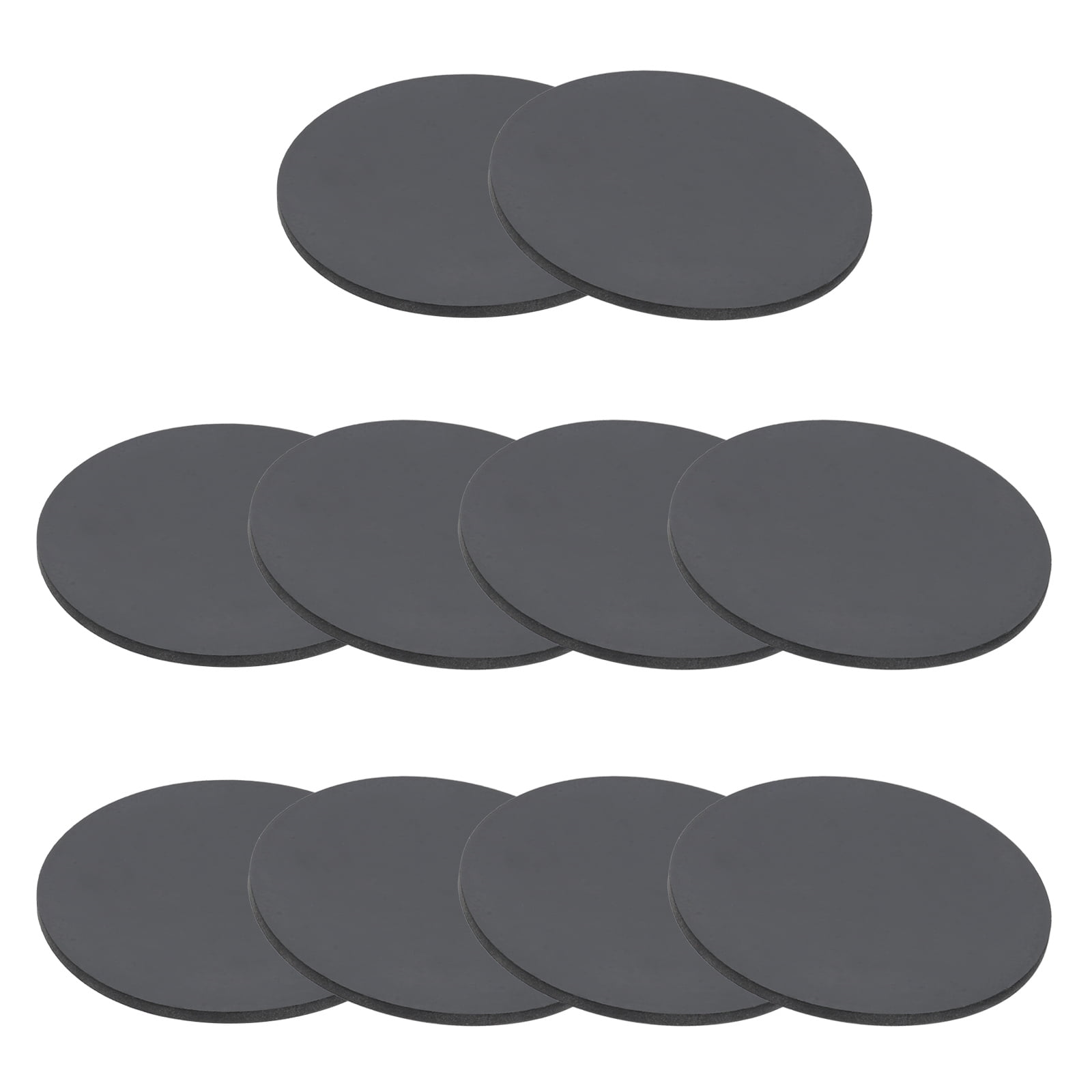 Rubber Solid Discs Washers 100mm OD x 4mm Thick Rubber Round Gasket Pad ...