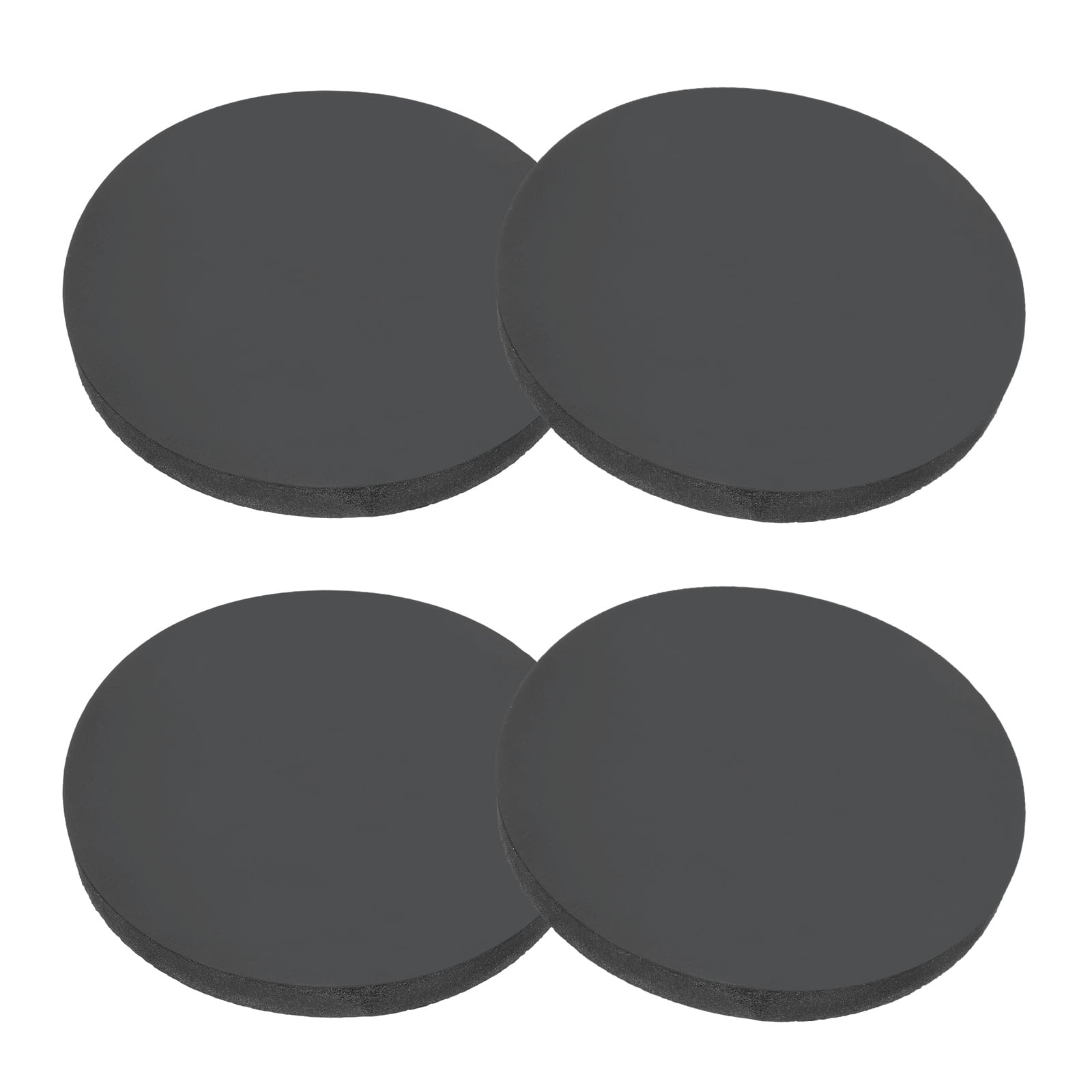 Rubber Solid Discs Washers, 4 Pcs Anti-Vibration Spacer 85mm OD x 8mm ...