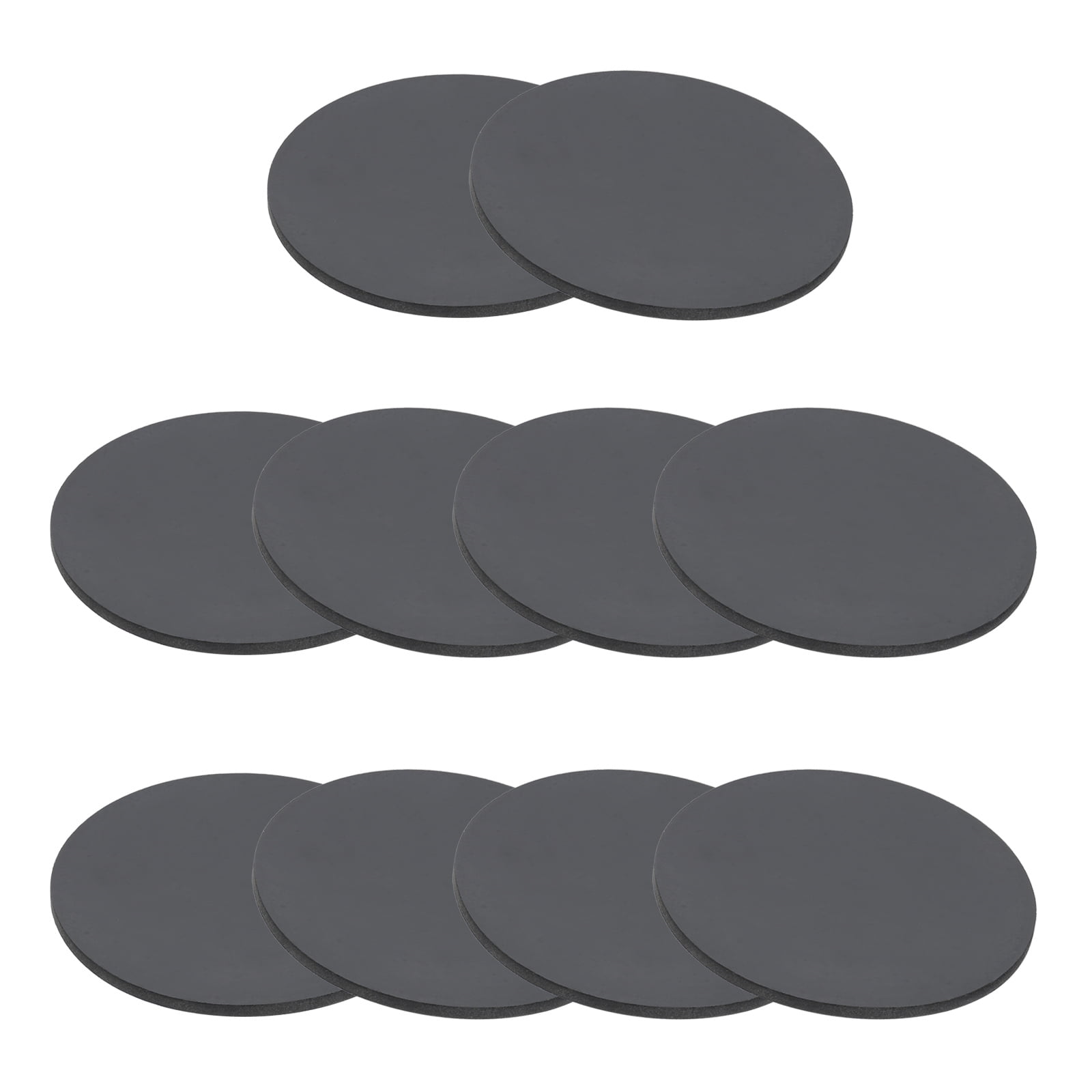 Rubber Solid Discs Washers 70mm OD x 2mm Thick Rubber Round Gasket Pad ...