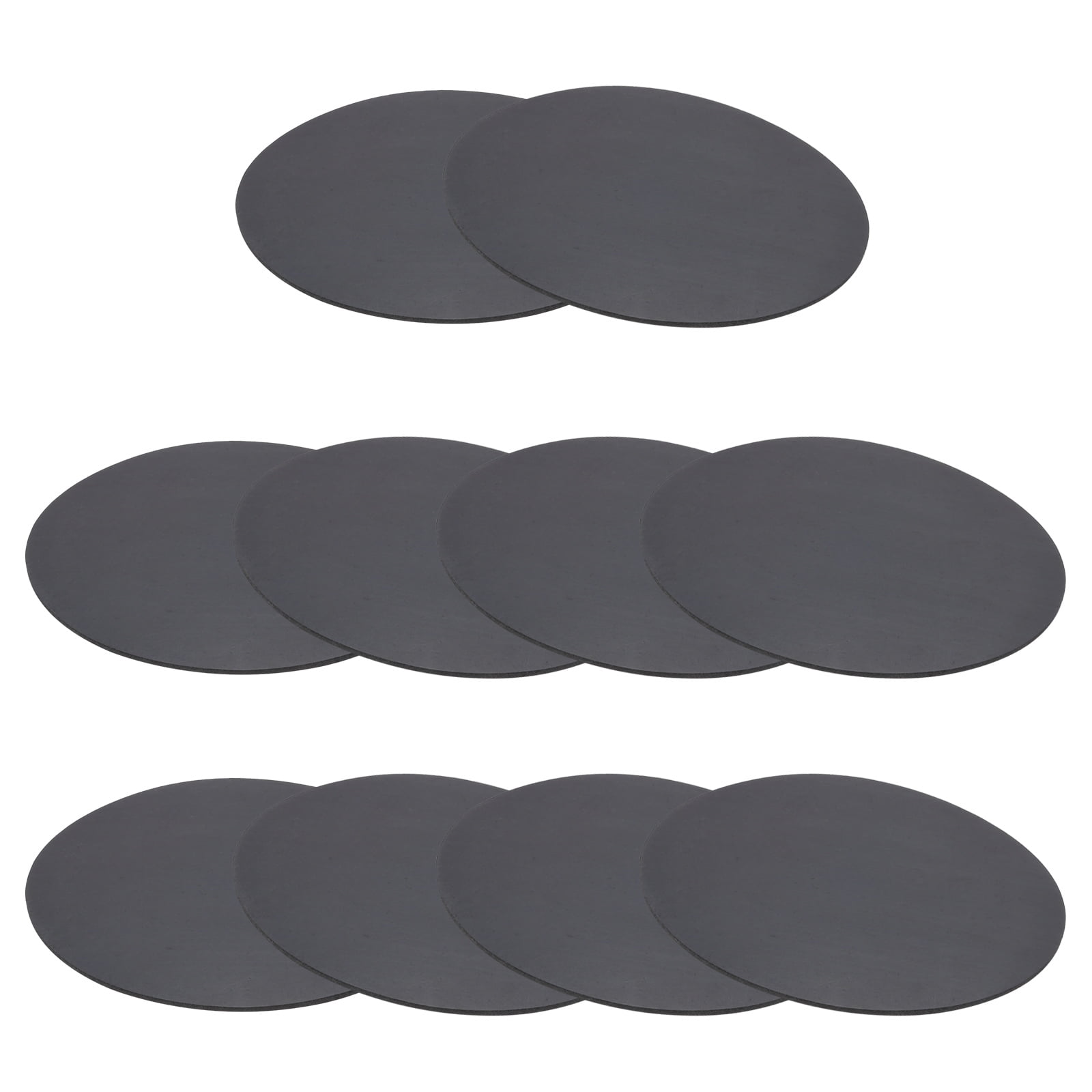 Rubber Solid Discs Washers 95mm OD x 1mm Thick Rubber Round Gasket Pad ...