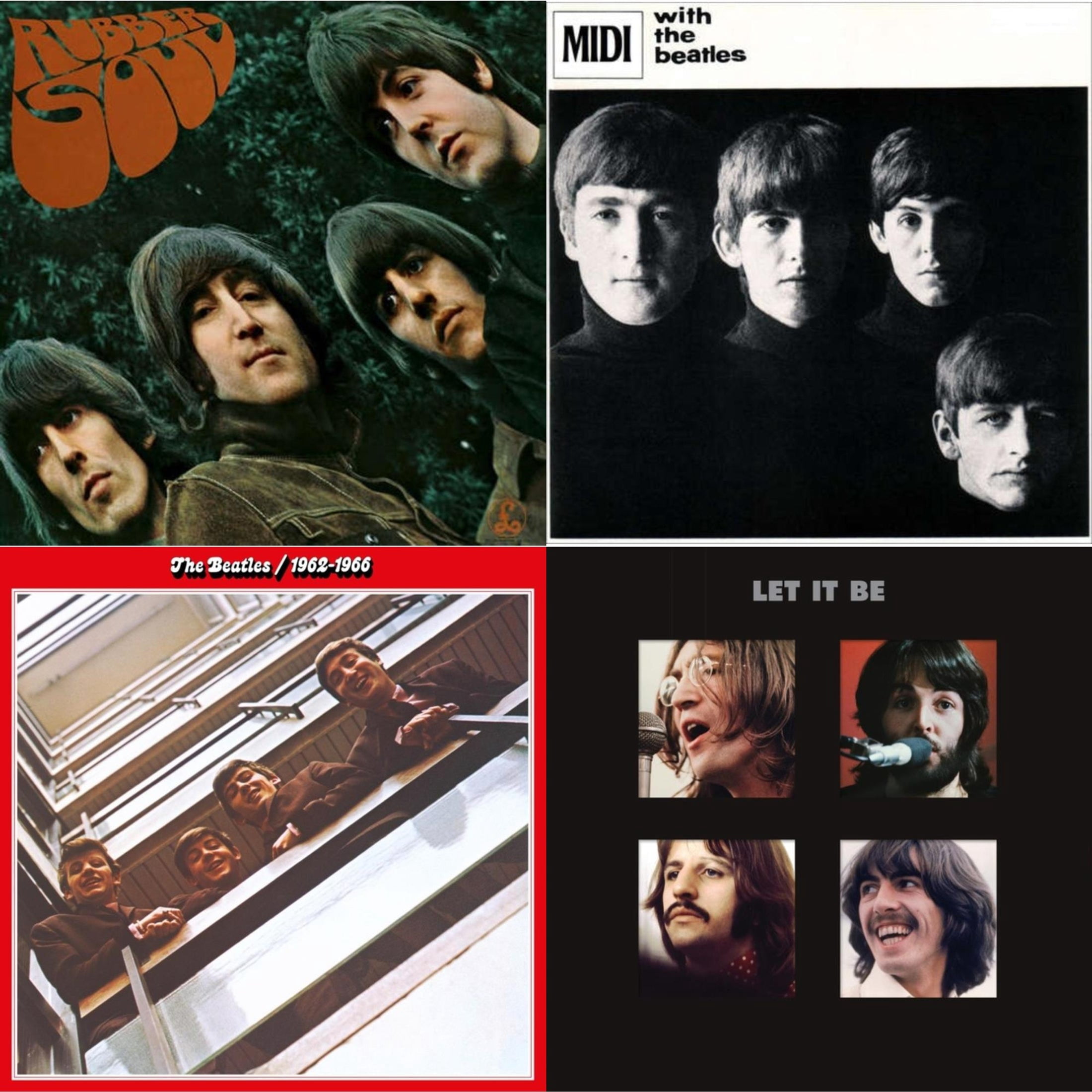Rubber Soul & With The Beatles & Beatles 1962-1966 (2023 Edition) (Half ...