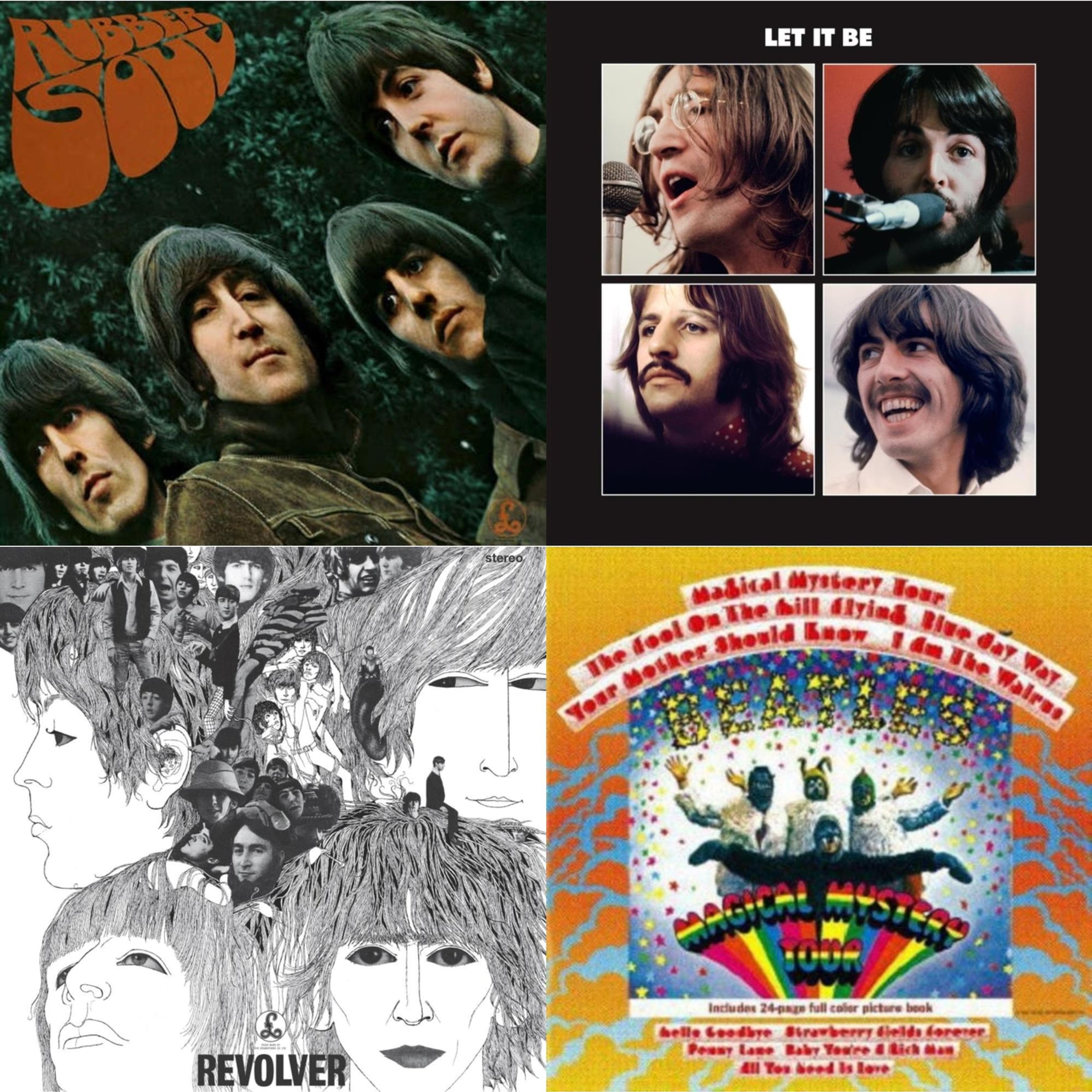 Rubber Soul & Let It Be Special Edition & Revolver - Special Edition ...