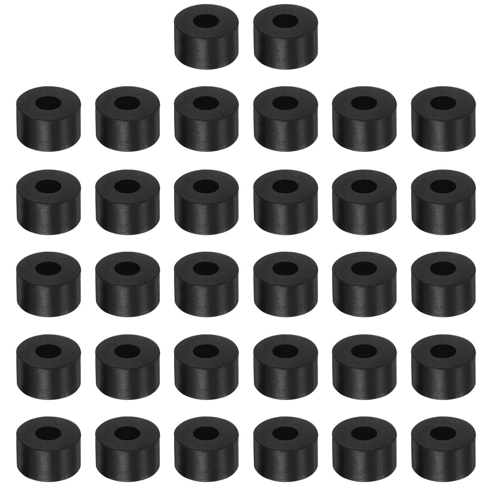 Rubber Spacer 10mm x 25mm x 15mm Anti Vibration Rubber, 32 Pieces ...