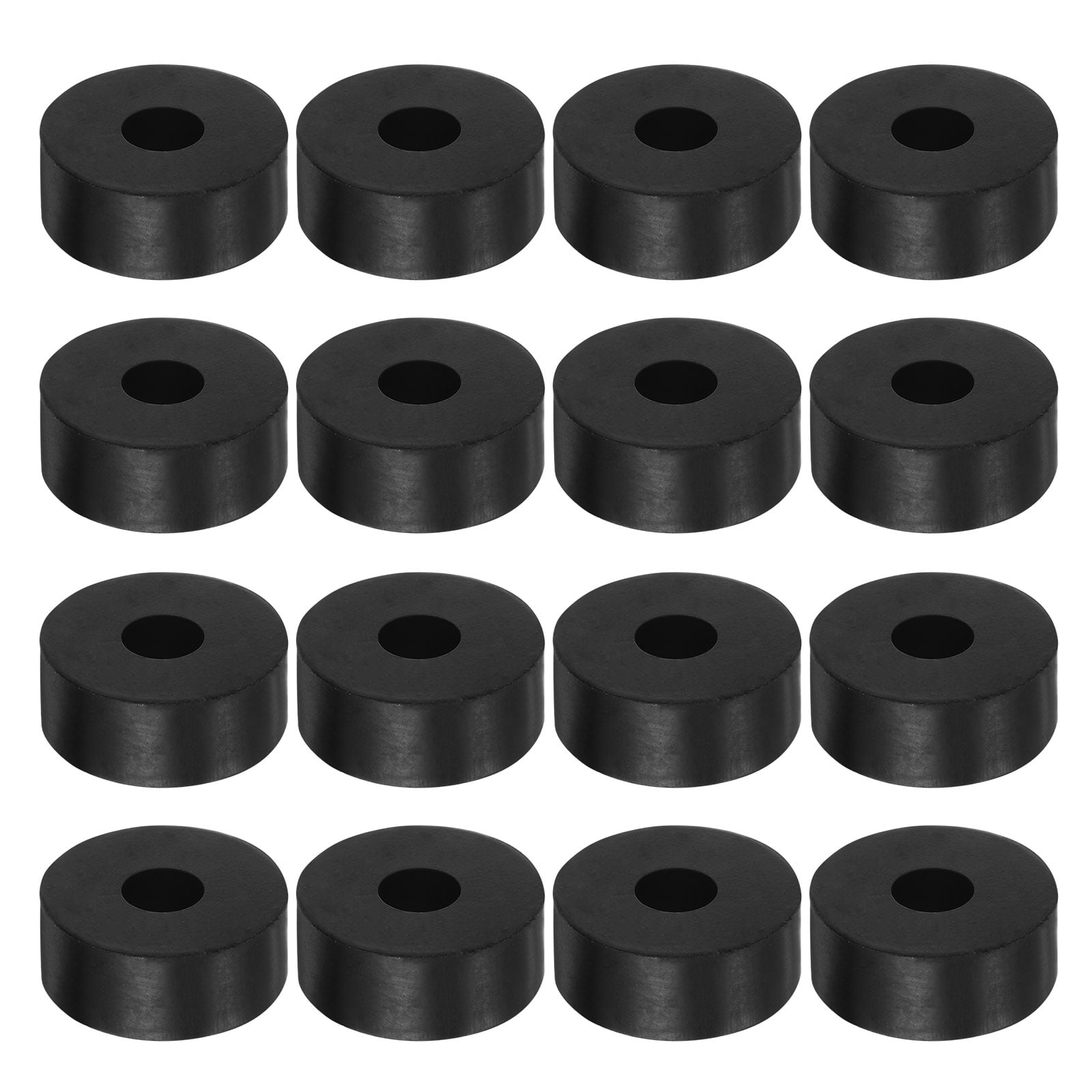 Rubber Spacer 6.5mm x 25mm x 10mm Anti Vibration Rubber, 16 Pieces ...