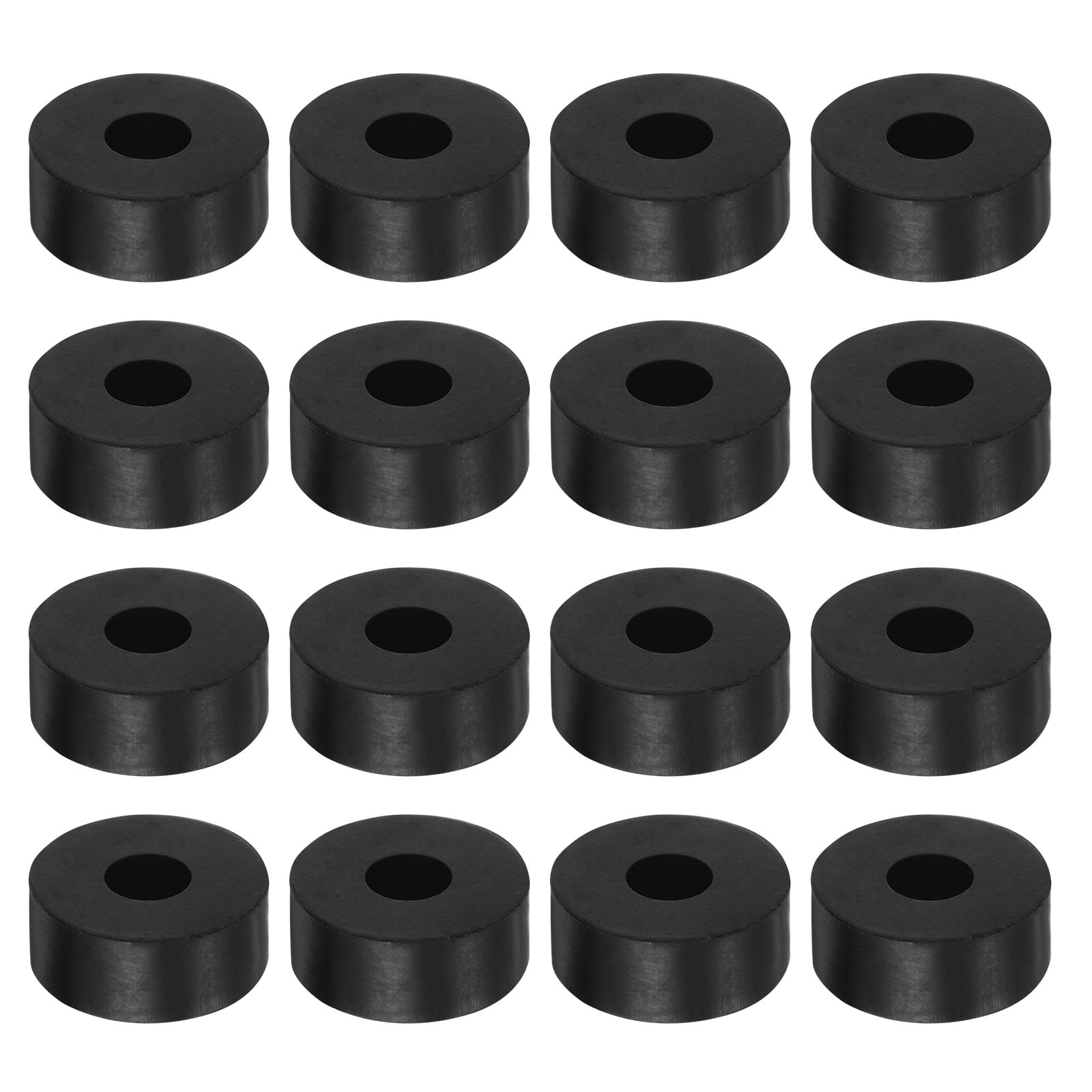 Rubber Spacer 8mm x 25mm x 10mm Anti Vibration Rubber, 16 Pieces ...