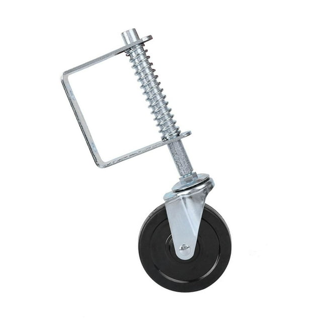 Rubber Spring Loaded Swivel Caster Gate Wheel Heavy Duty 110lbs Load ...