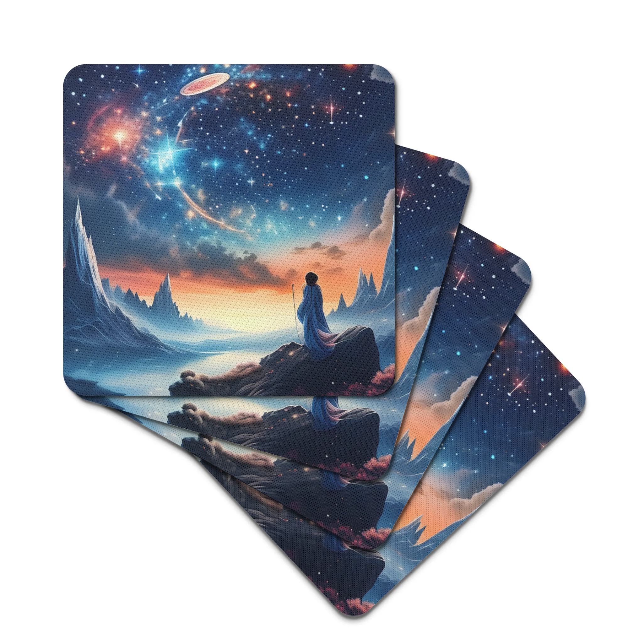 Rubber Square Coasters Not Easily Deformed Soft and Have Thermal ...