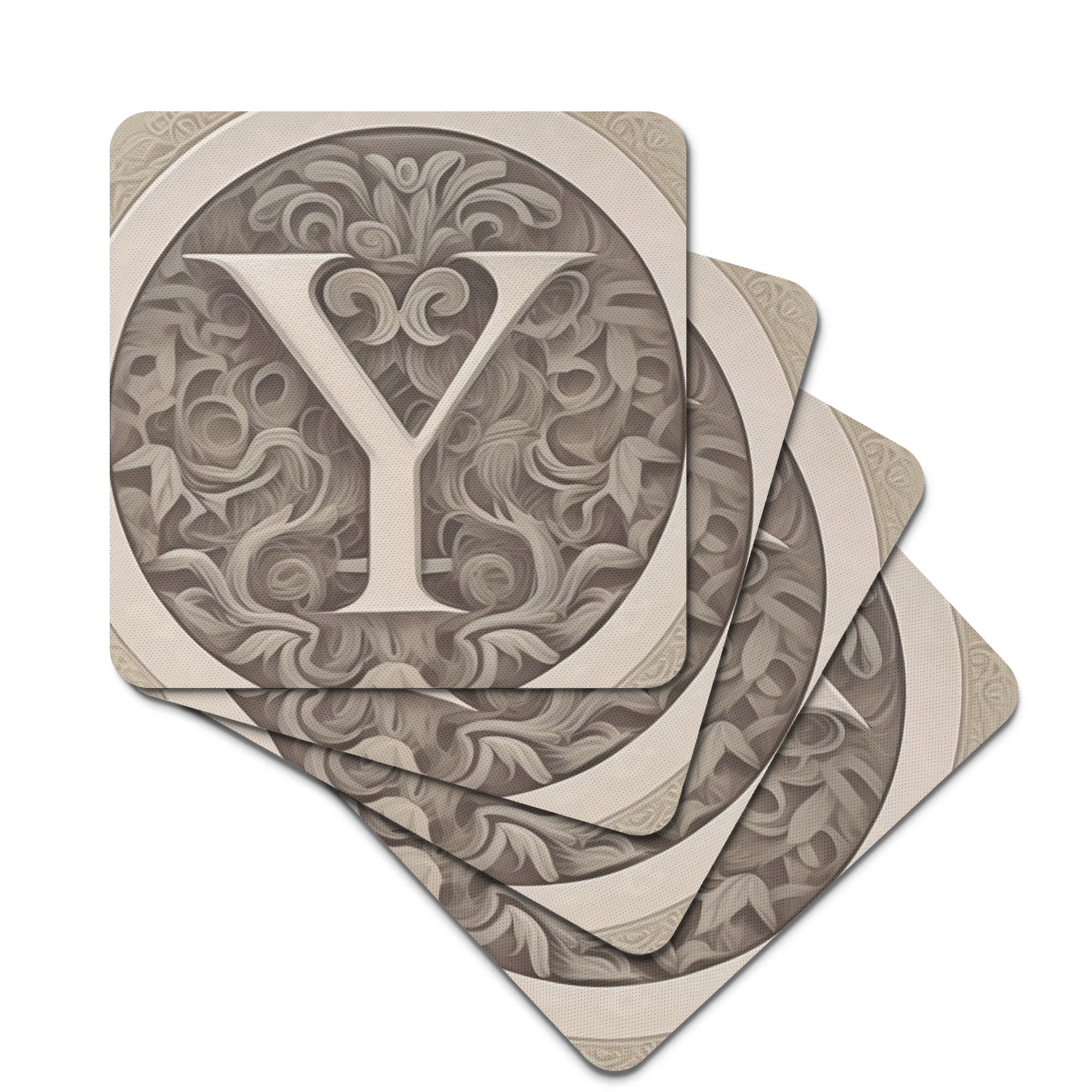 Rubber Square Coasters Not Easily Deformed Soft and Have Thermal ...