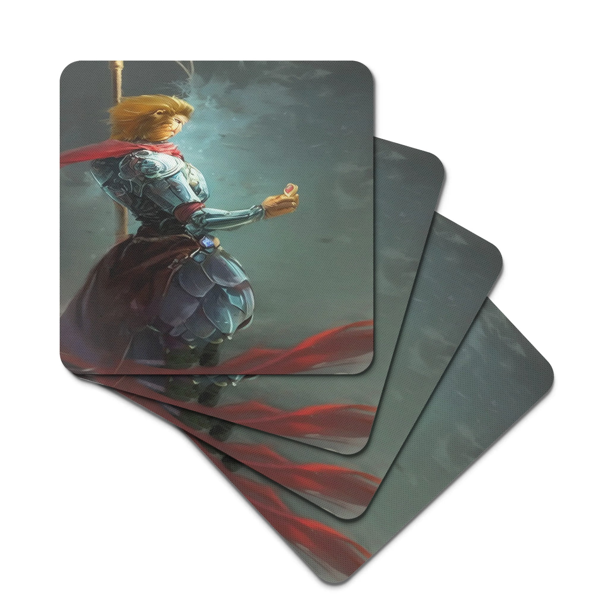 Rubber Square Coasters Not Easily Deformed Soft and Have Thermal ...