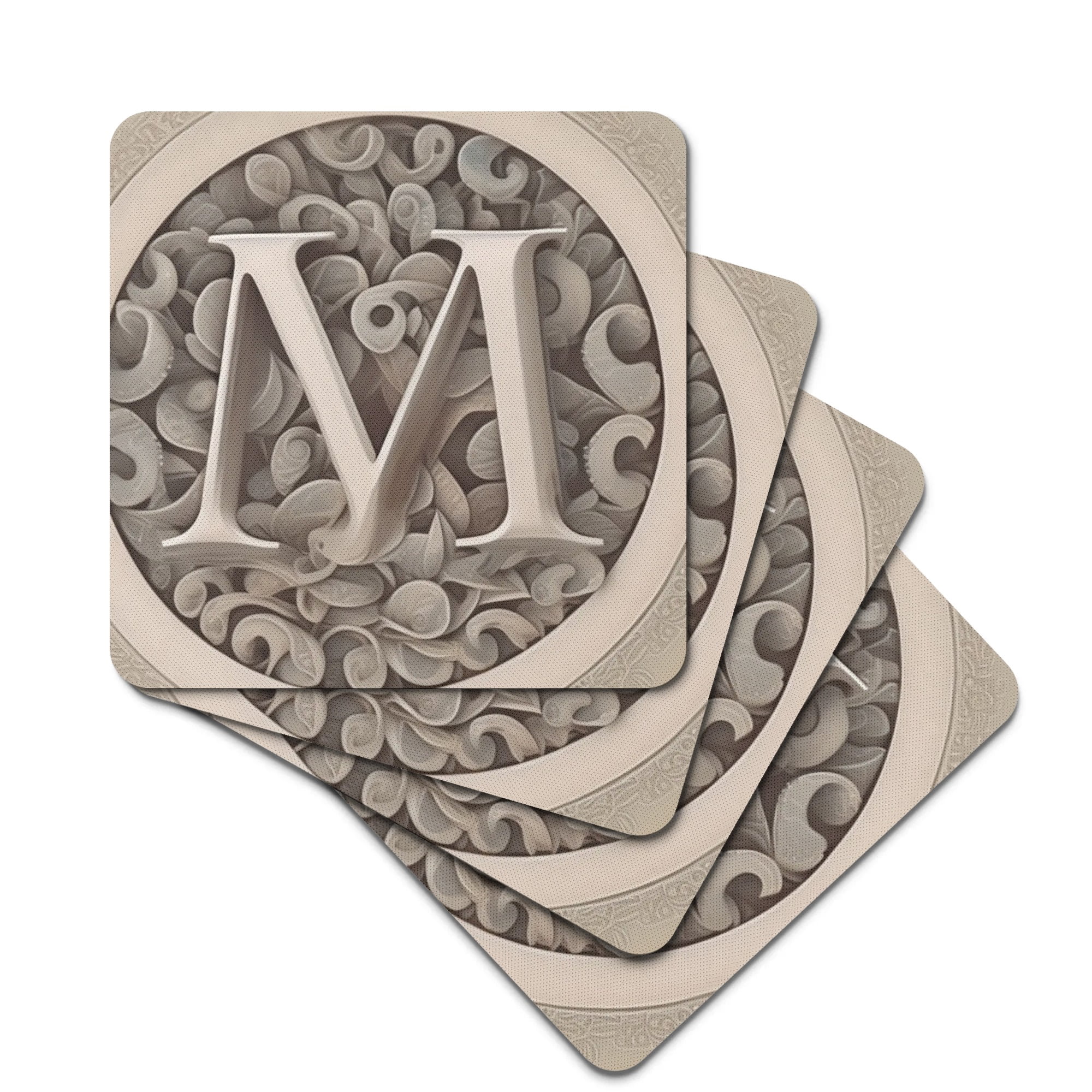 Rubber Square Coasters Not Easily Deformed Soft and Have Thermal ...
